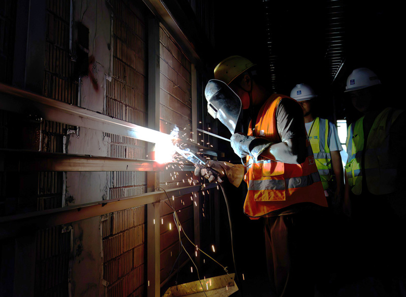 Xiang'an Int'l Airport under construction in Xiamen, China's Fujian